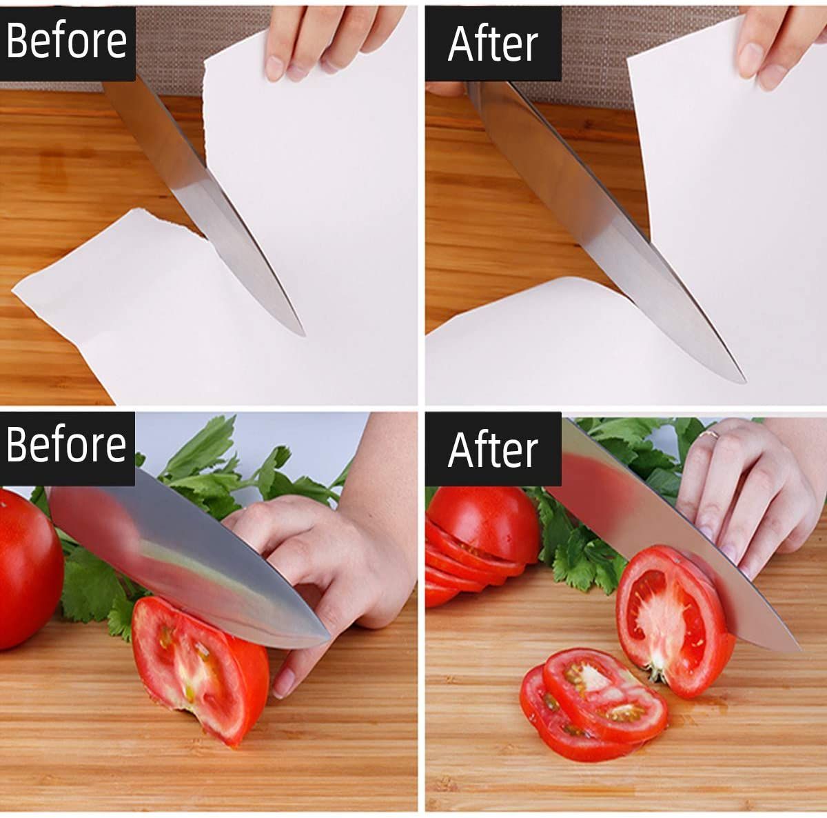 3-Step Knife Sharpener - Black | at Mighty Ape NZ