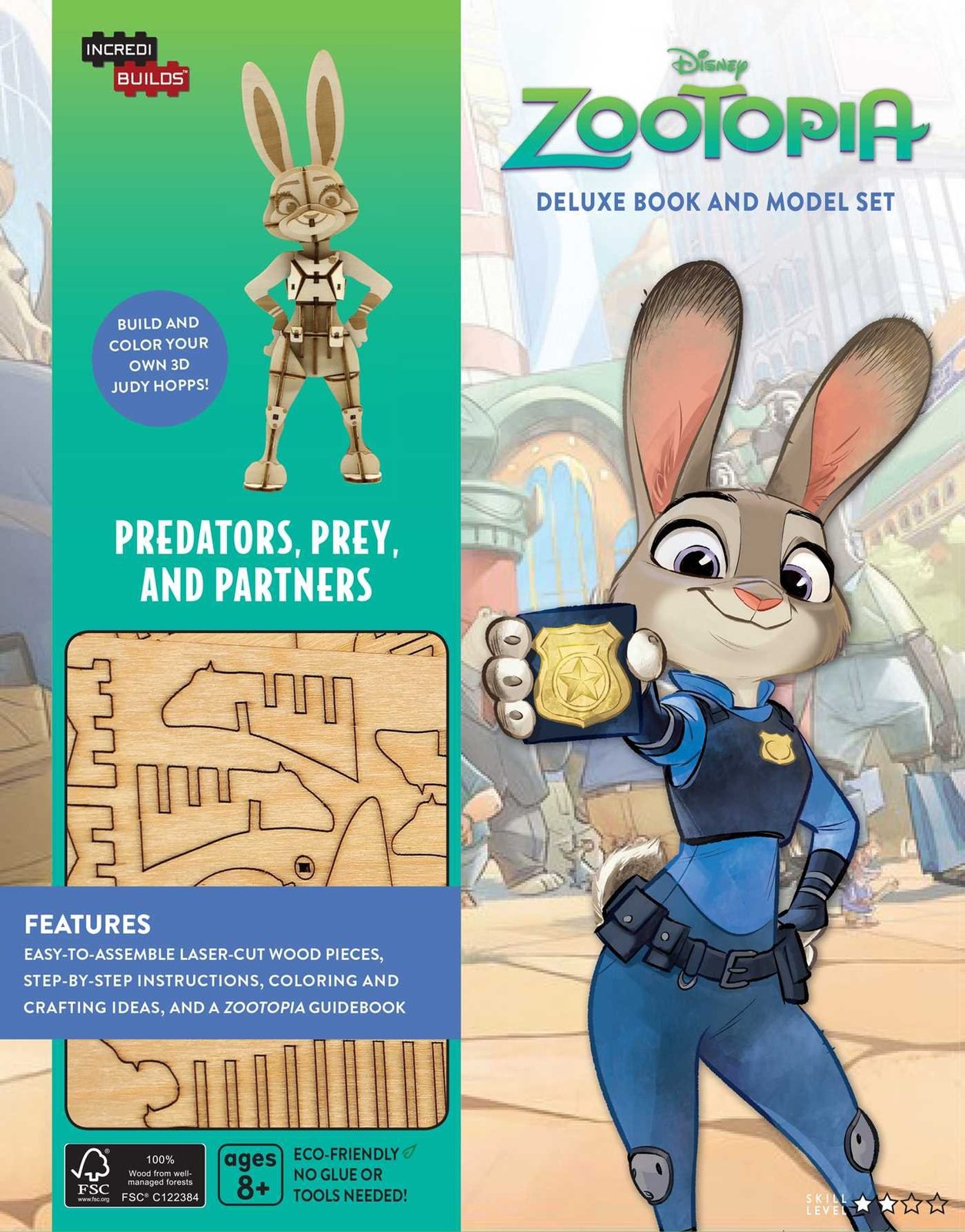 Incredibuilds: Disney: Zootopia 3D Wood Model Images at Mighty Ape NZ