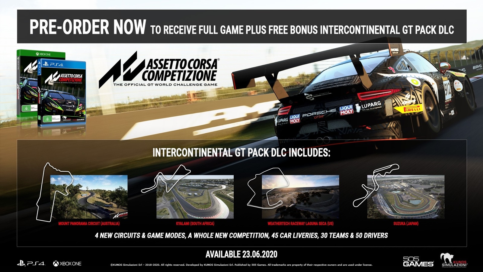 Assetto Corsa Competizione | Xbox One | Buy Now | at Mighty Ape NZ