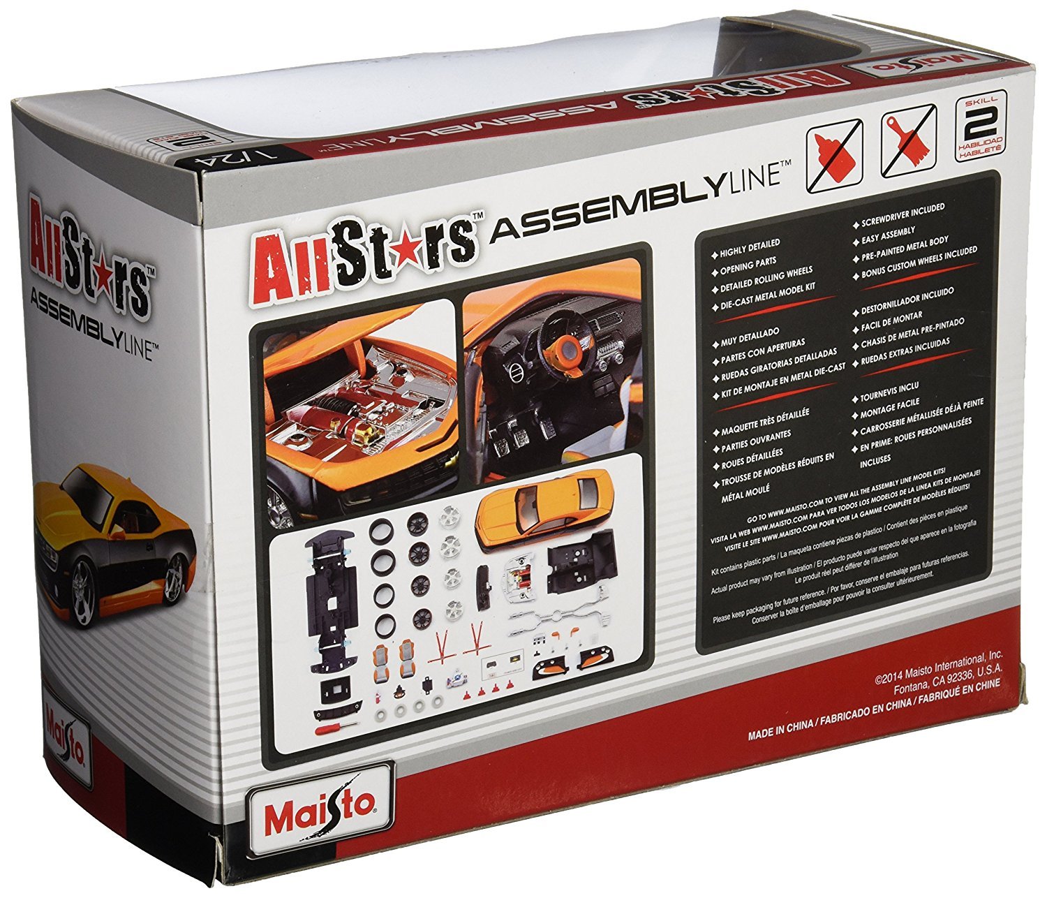 Buy Chevrolet Camaro SS RS (2010) - 1/24 Diecast Model Kit at Mighty Ape NZ