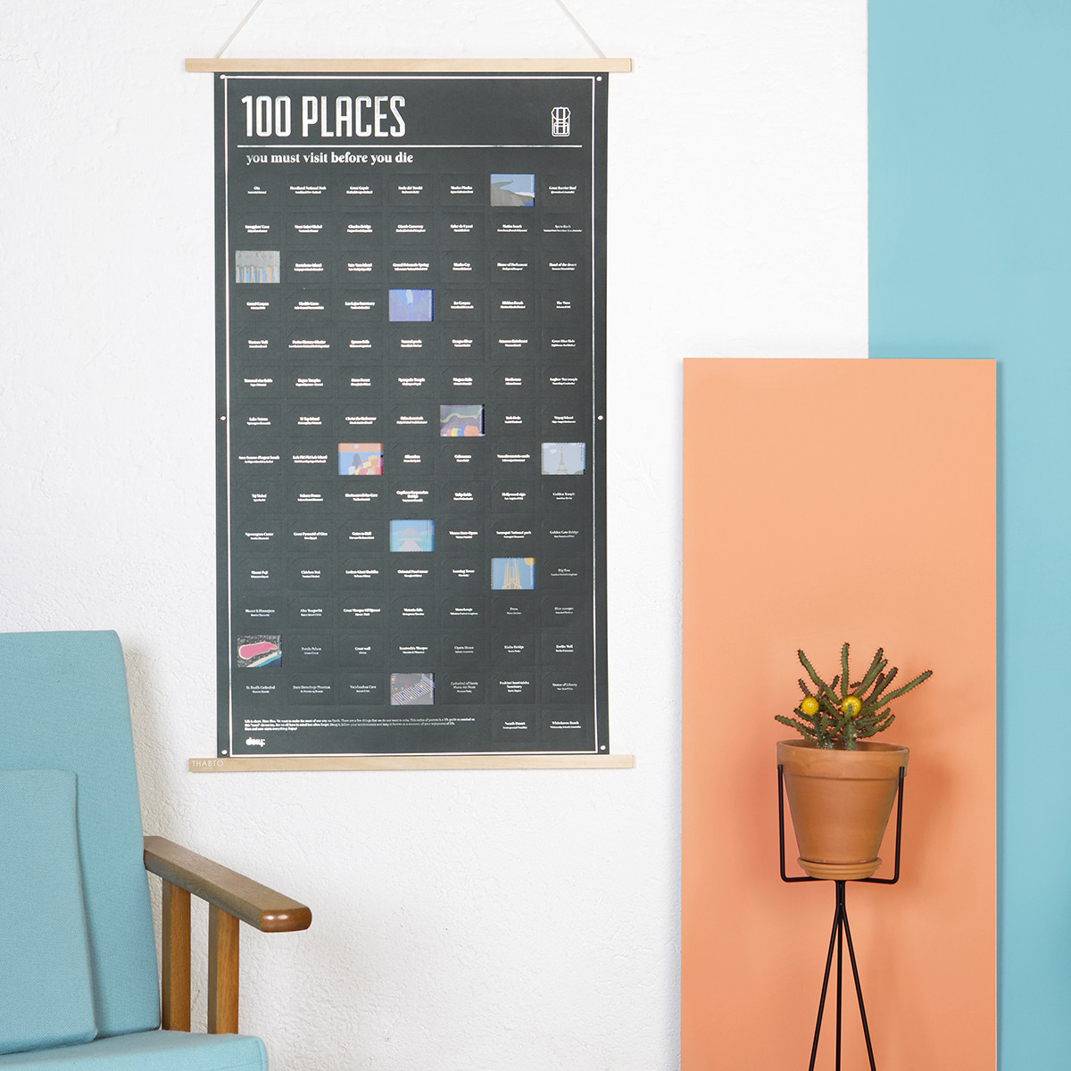 100 Places You Must Visit Before You Die Poster | at Mighty Ape NZ