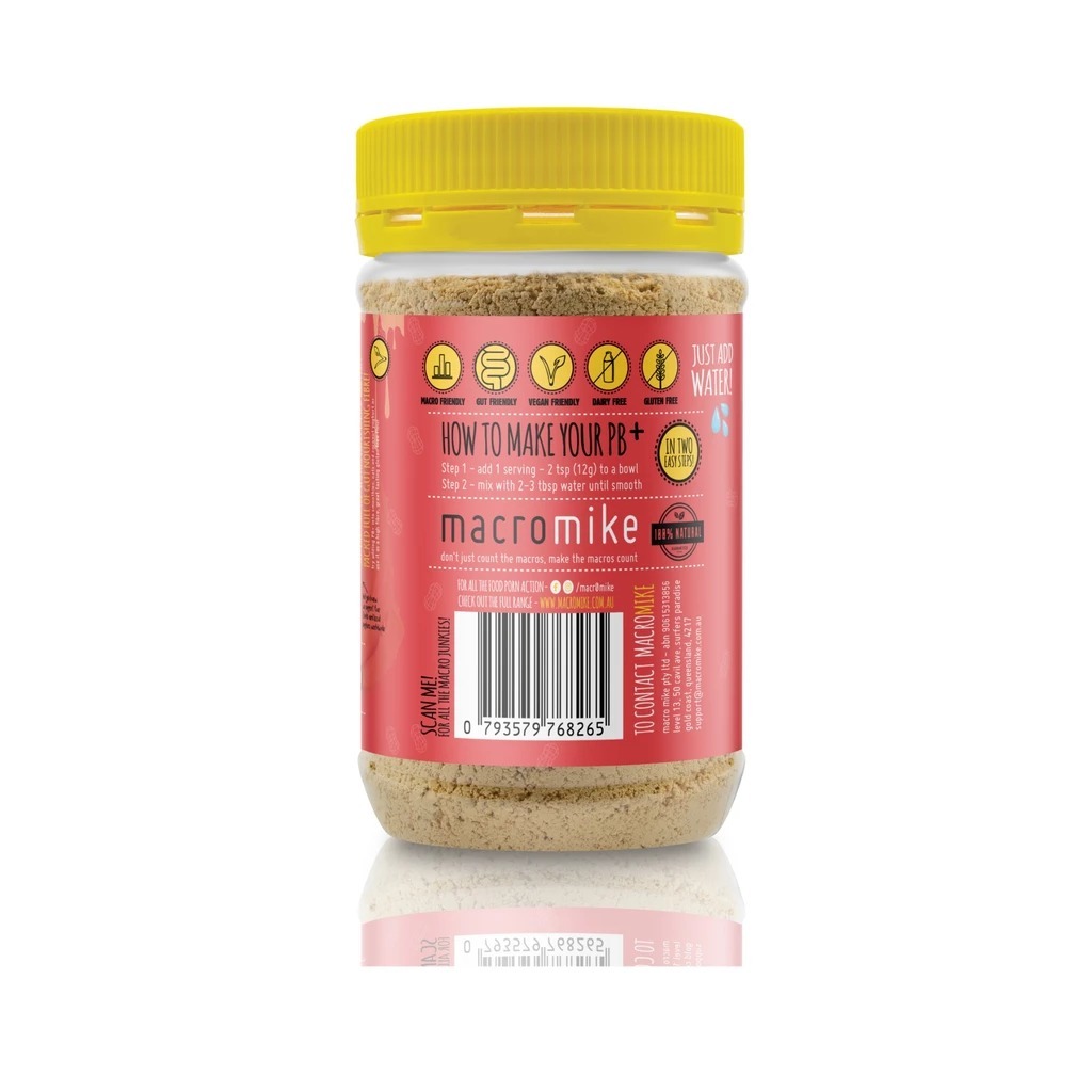 Buy Macro Mike PB+ Powdered Peanut Butter - Original at Mighty Ape NZ