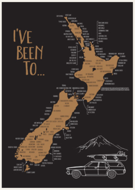 Moana Road: Pin Cork Map of NZ | at Mighty Ape NZ