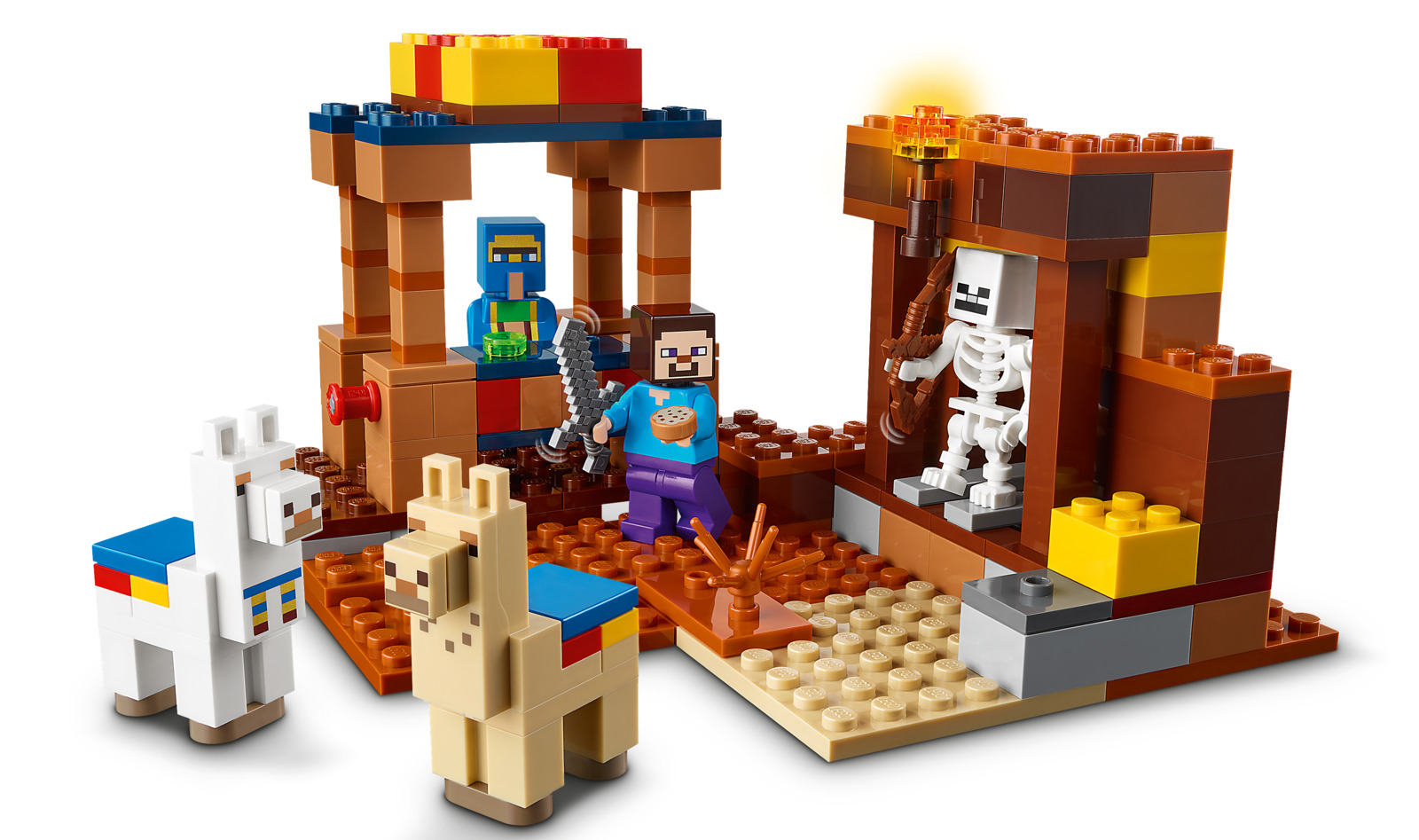 Buy LEGO Minecraft: The Trading Post at Mighty Ape NZ