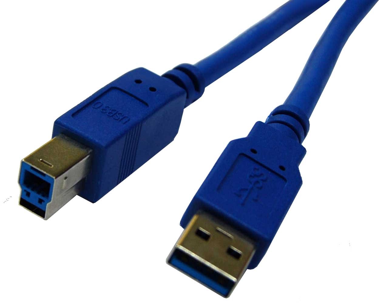 2m Dynamix USB3.0 Type A Male to Type B Male Cable | at Mighty Ape NZ