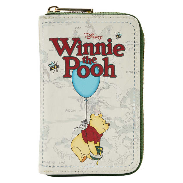Loungefly: Winnie the Pooh - Classic Book Zip Around Purse | Women's ...