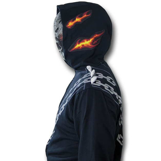 Ghost Rider Masked Costume Hoodie (XL) | Men's | at Mighty Ape Australia