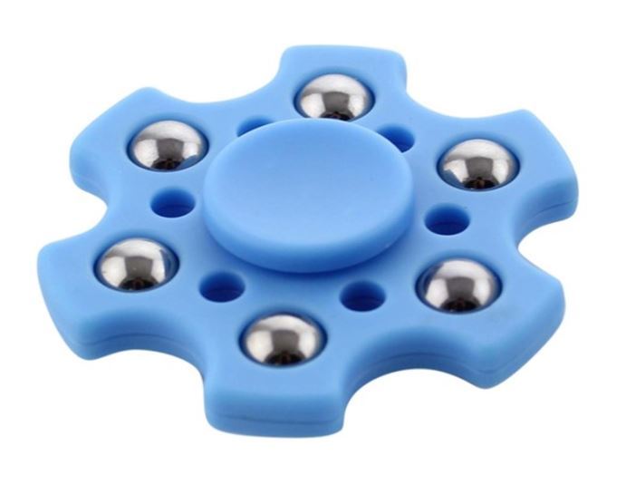Buy Hex Fidget Spinner - Blue at Mighty Ape NZ