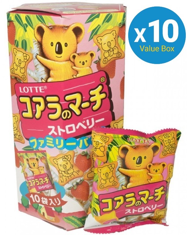 Koala’s March Family Pack Chocolate (Strawberry) 195g 10pk | at Mighty ...