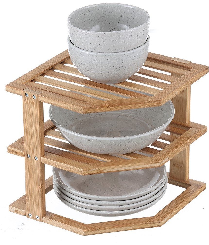 L.T. Williams: Bamboo Plate Stacker | at Mighty Ape NZ