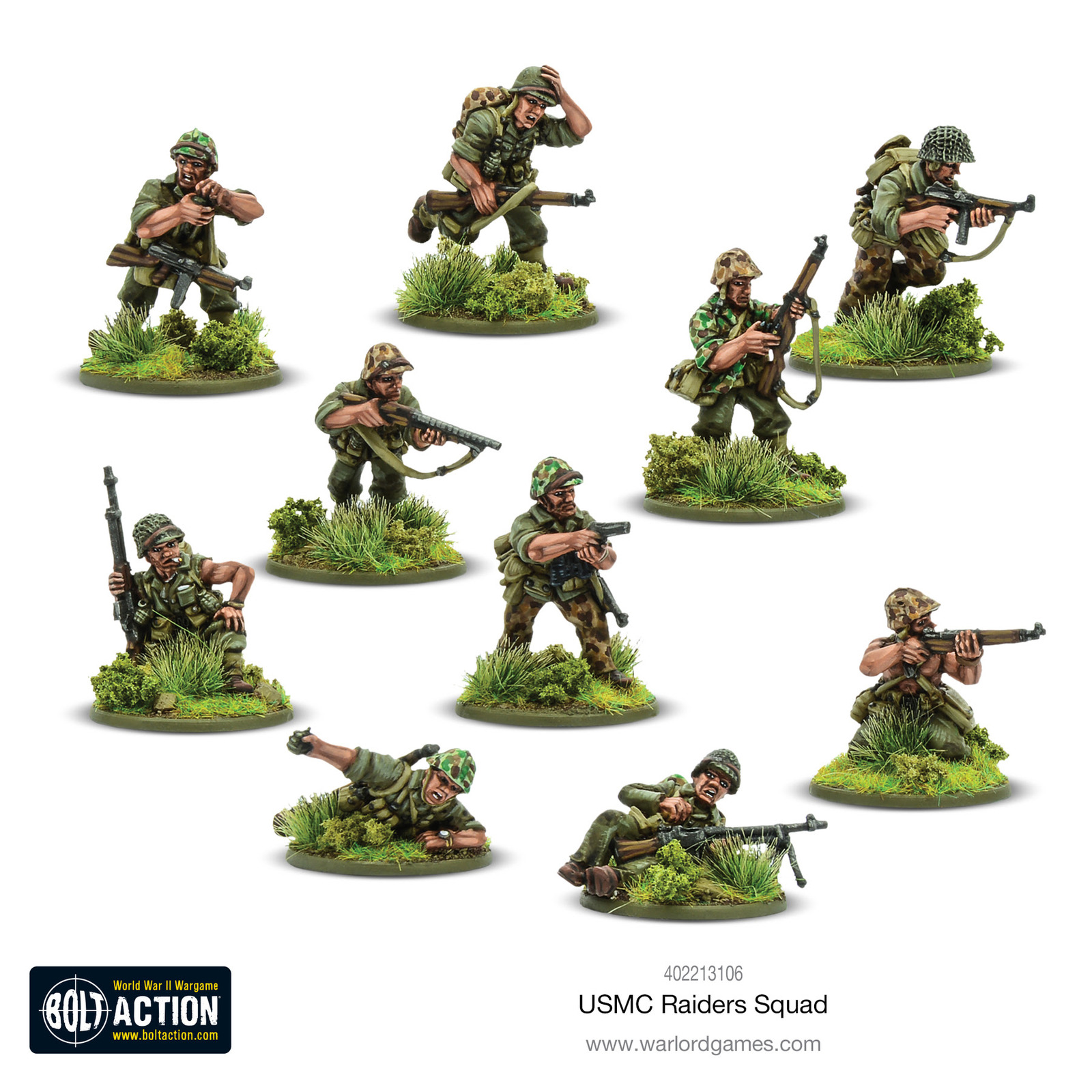 Bolt Action: USMC Raider Squad | at Mighty Ape NZ