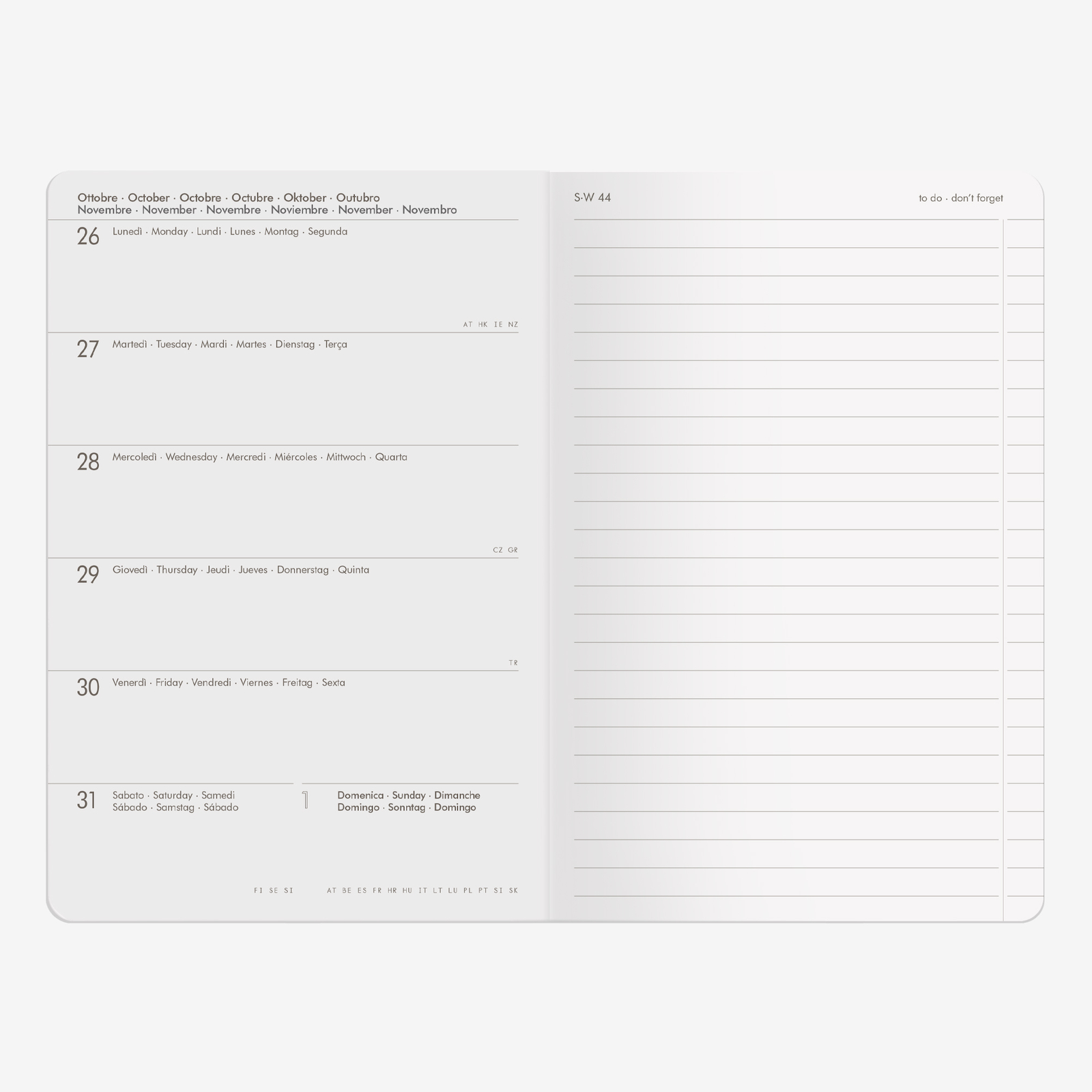 Buy Legami: Medium Photo Weekly 12 Month 2020 Diary with Notes ...