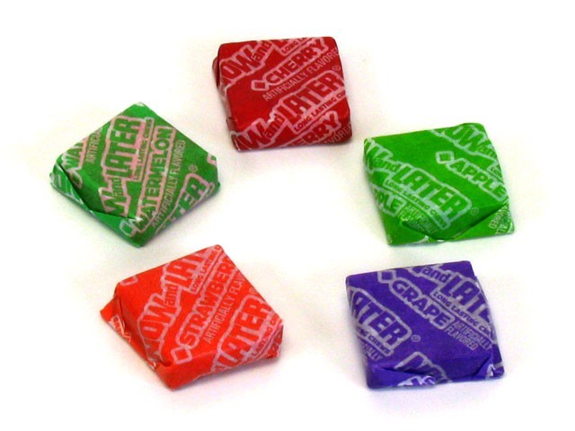 Now & Later Mini Bar Assorted Jar (100 Piece - 60oz) Images at Mighty ...