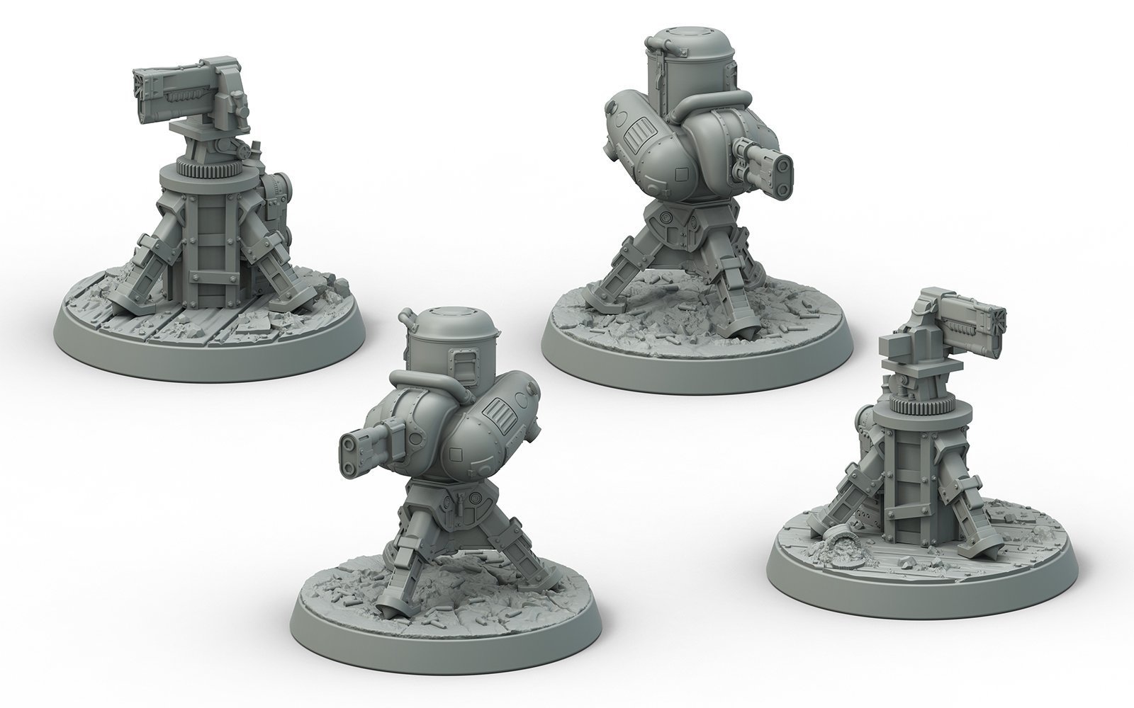 Fallout: Wasteland Warfare Terrain Expansion: Turrets | at Mighty Ape NZ