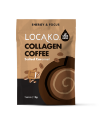 Buy Locako: Keto Collagen Coffee - Salted Caramel (14 x 12g) at Mighty ...