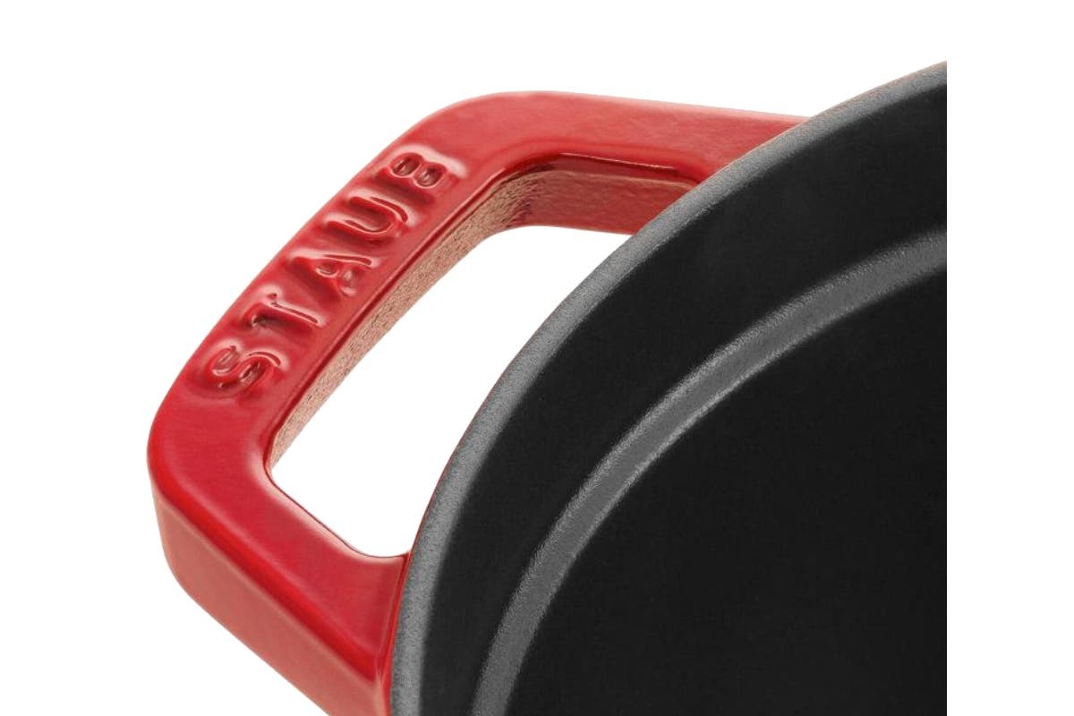 Staub Oval Cocotte - Cherry Red (31cm/5.5L) | at Mighty Ape NZ