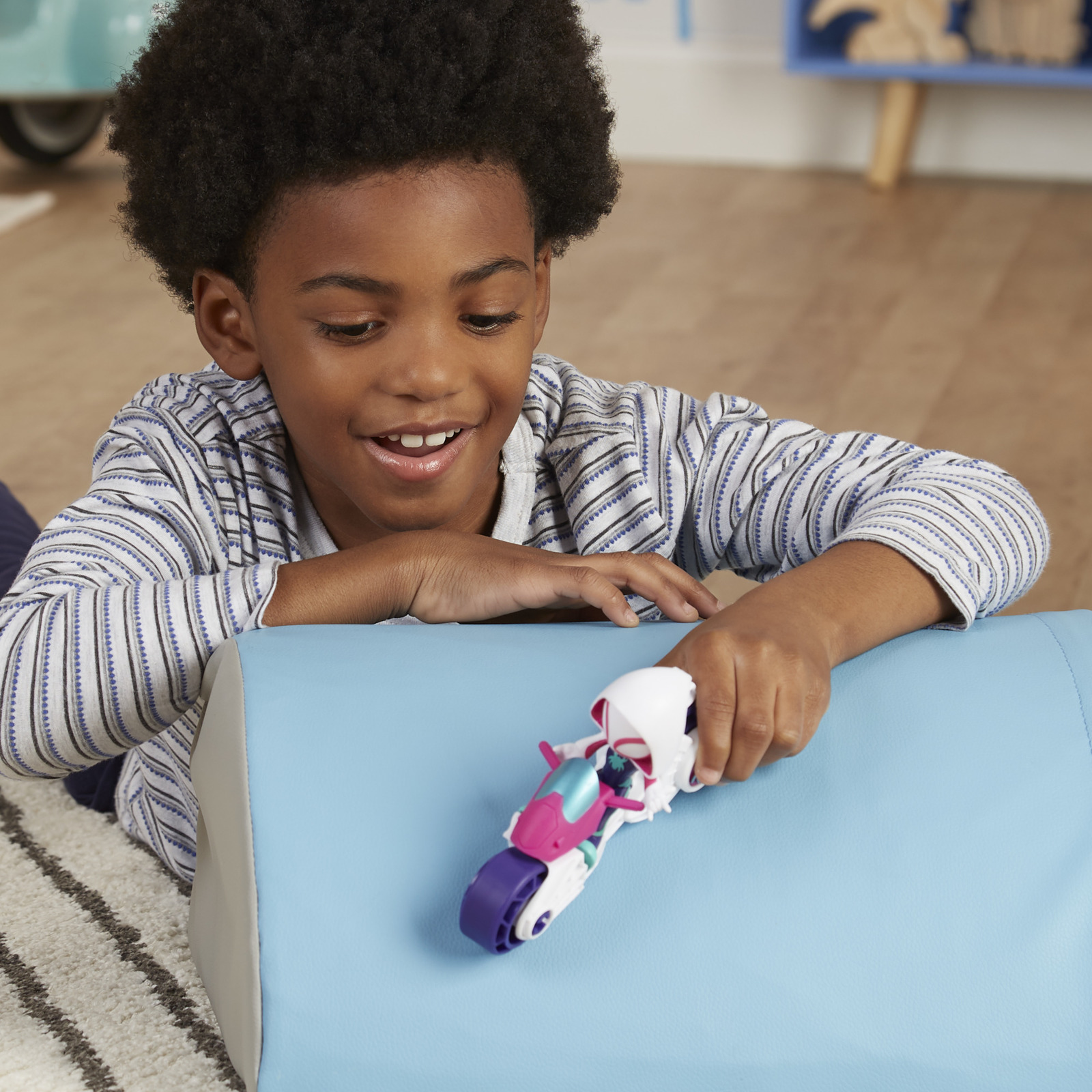 Buy Marvel's Spidey - Ghost Spider with Motorcycle at Mighty Ape NZ