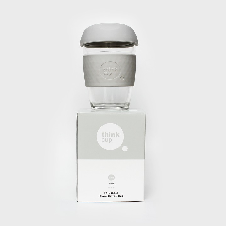 Think Cup - Stone (8oz) | at Mighty Ape NZ