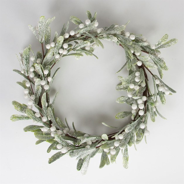 Silver Mistletoe Wreath | at Mighty Ape NZ