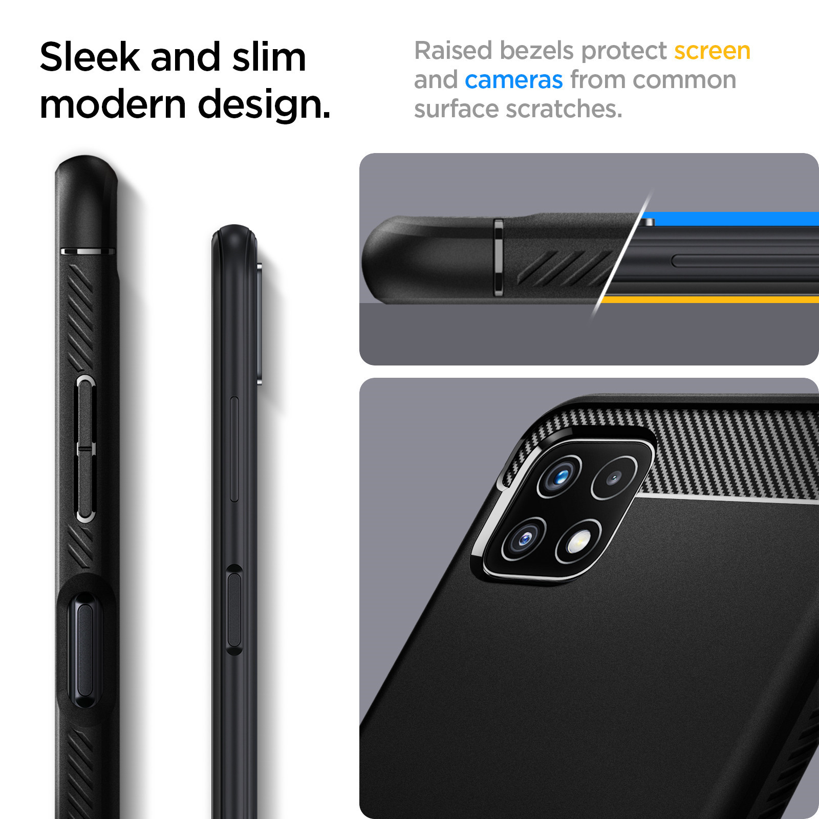 Spigen: Rugged Armor Case - Black | at Mighty Ape NZ