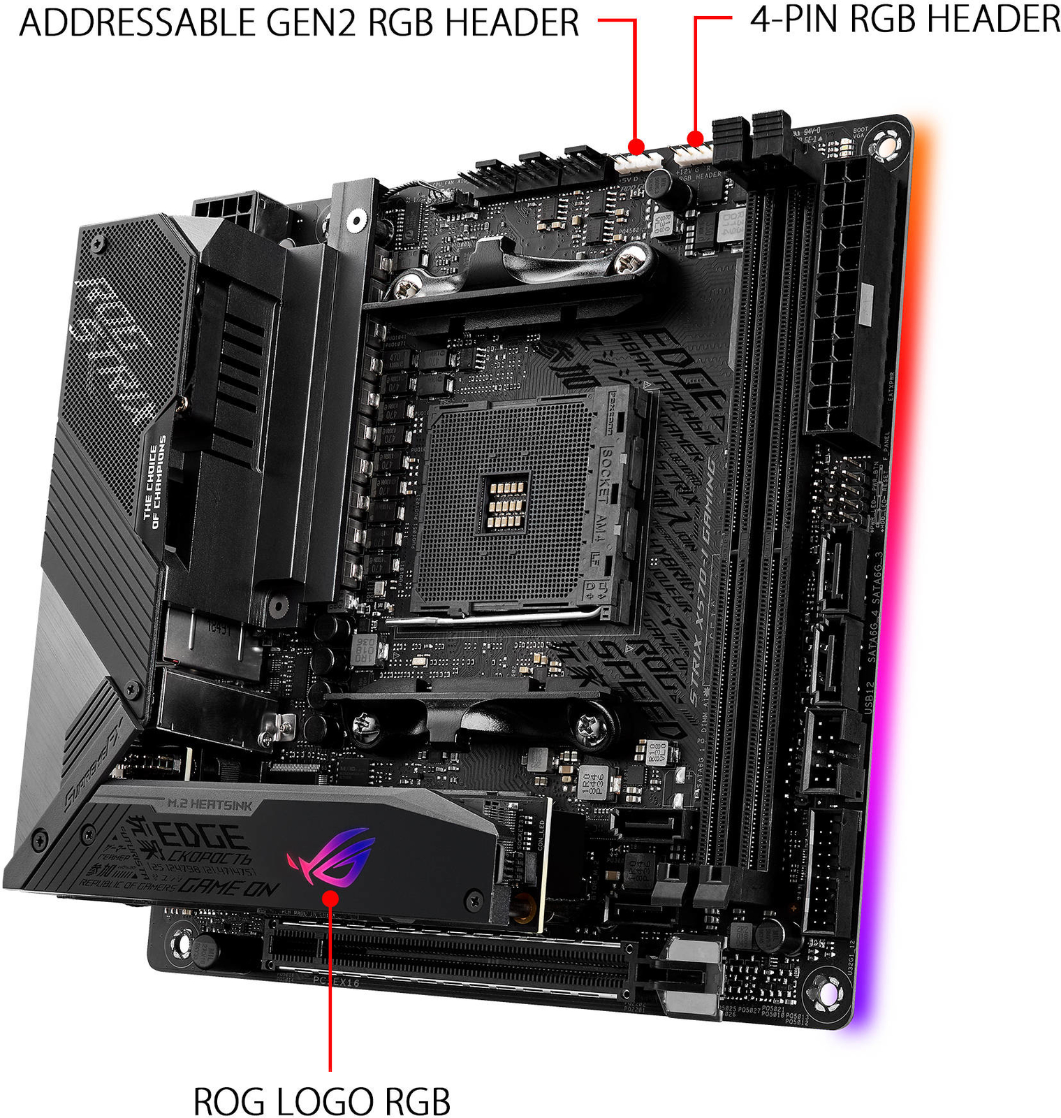 ASUS ROG Strix X570-I Gaming Wi-Fi ITX Motherboard | at Mighty Ape NZ