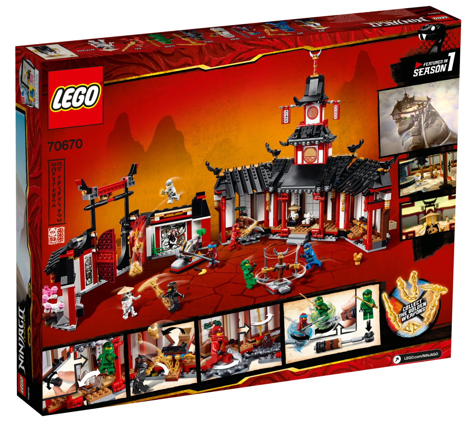 Buy LEGO Ninjago - Monastery of Spinjitzu at Mighty Ape NZ