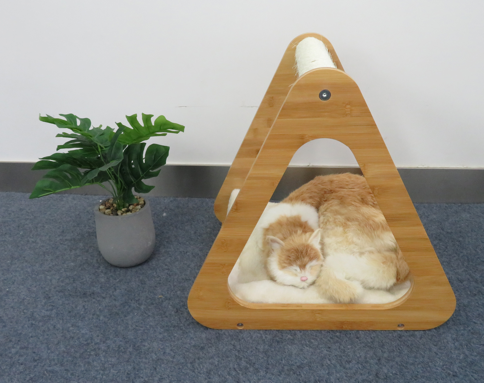 Buy Bamboo Triangle Cat Bed and Enclosure at Mighty Ape NZ
