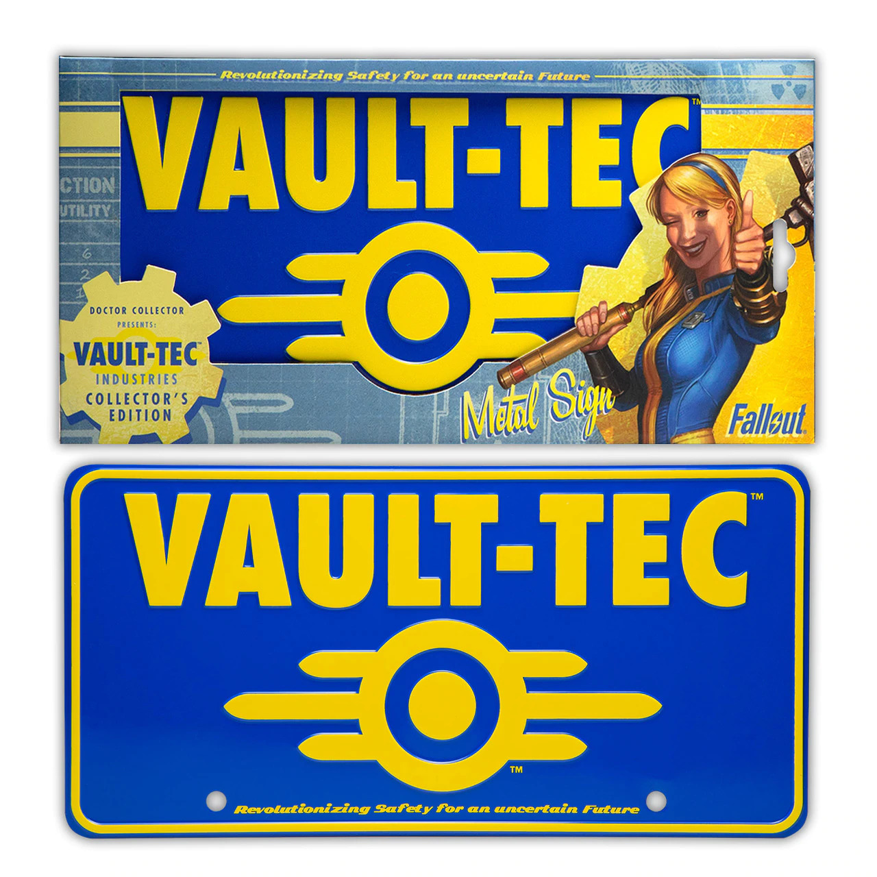 Vault-Tec - Replica Metal Sign | at Mighty Ape NZ