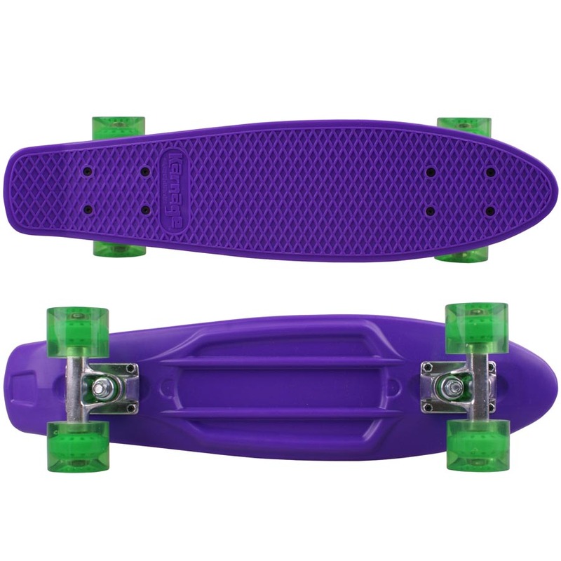 Buy Karnage Retro Skateboard - purple at Mighty Ape NZ