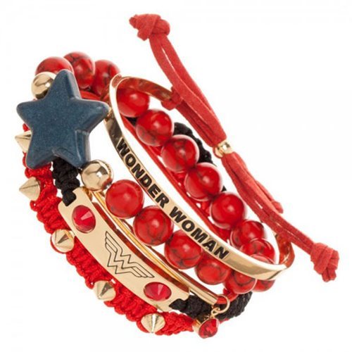 Wonder Woman - Arm Party Bracelet Set | Women's | at Mighty Ape NZ