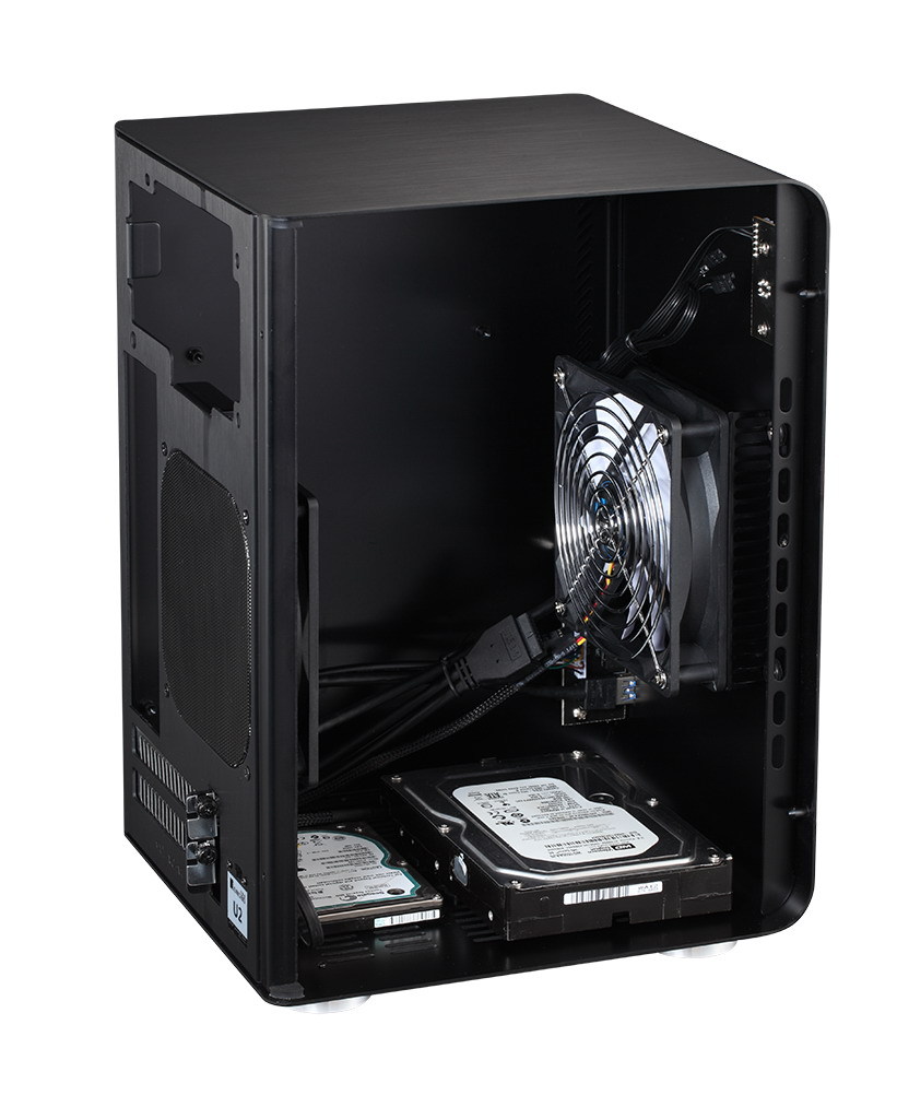 Jonsbo U2 Mini-ITX Tower Case (Black) | at Mighty Ape NZ