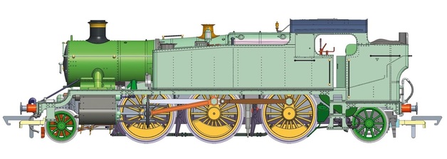 GWR, Class 61xx 'Large Prairie' - 2-6-2T, 6110 | at Mighty Ape NZ
