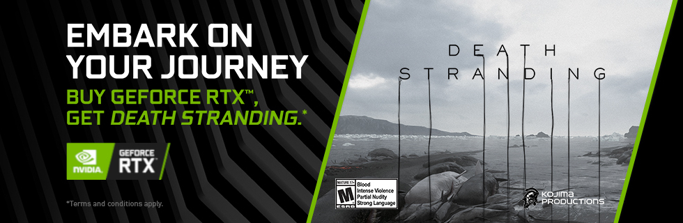 Score a Free Game when you buy Select GeForce RTX Cards! at Mighty Ape NZ