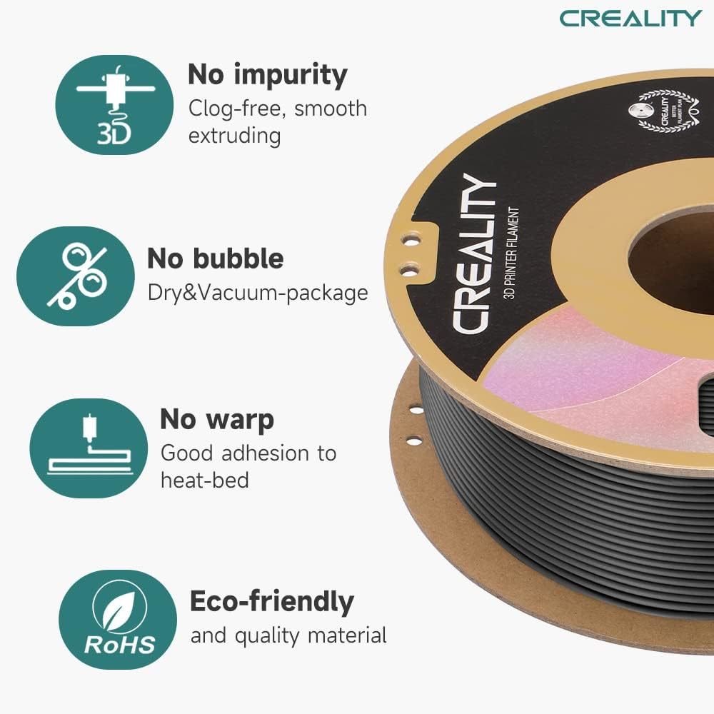 Creality CR-PLA Matte 1.75mm PLA 3D Printing Filament 1kg - Blue | at ...