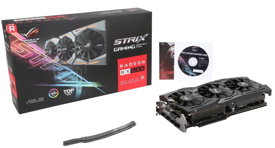 ASUS Radeon STRIX RX 580 TOP Edition 8GB Graphics Card | at Mighty Ape NZ