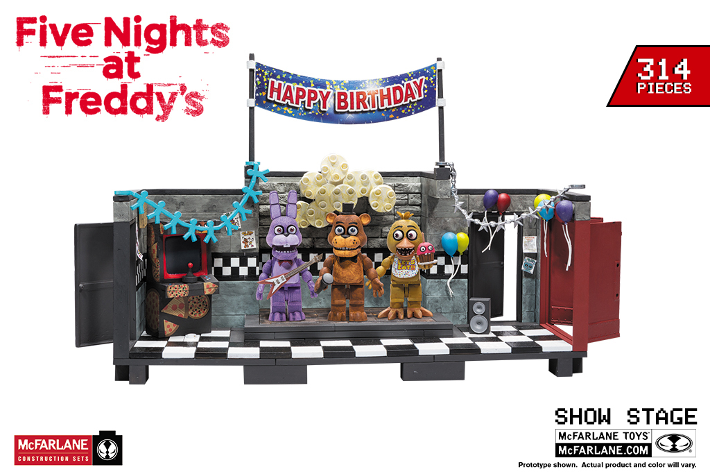 Five Nights At Freddy's - Show Stage Construction Set | at Mighty Ape NZ