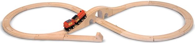 Buy Melissa & Doug: Figure 8 Train Set at Mighty Ape NZ