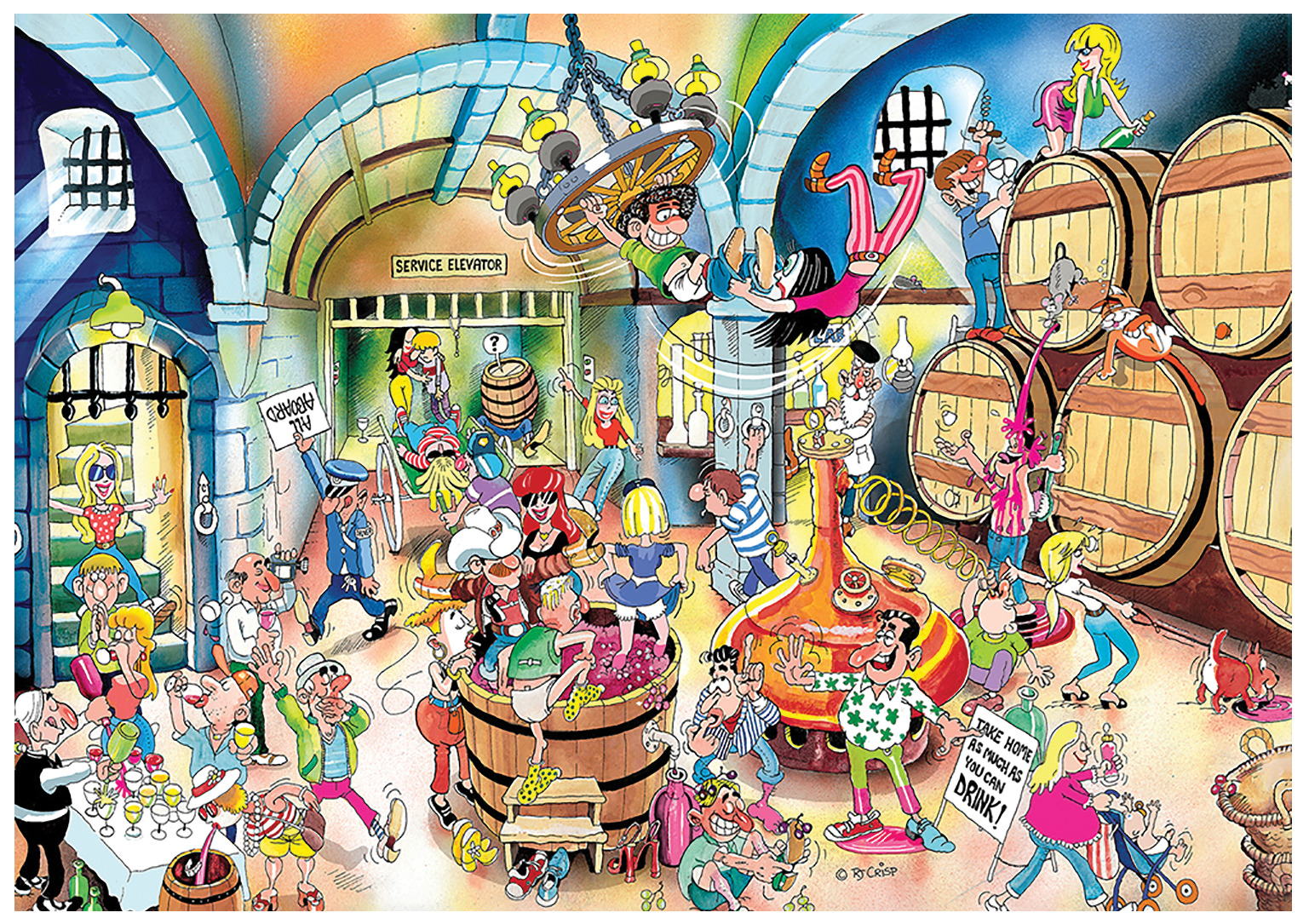 Wine Cellar - 1500pc Puzzle | Board Game | at Mighty Ape NZ