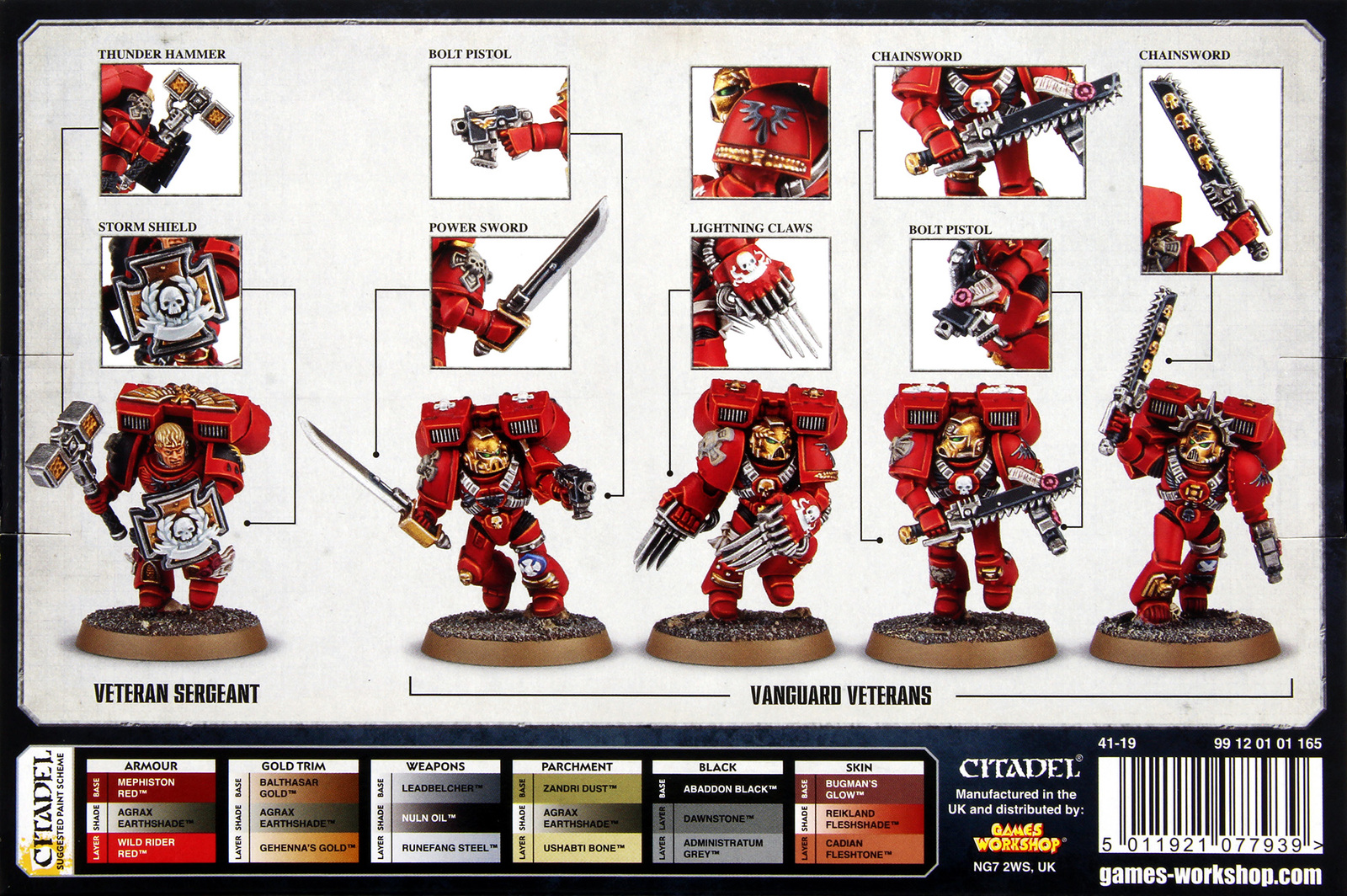 Warhammer 40,000 Blood Angels Vanguard Veterans | at Mighty Ape NZ