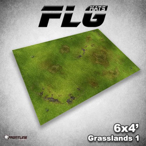 FLG Grasslands 1 Neoprene Gaming Mat (6x4) | at Mighty Ape NZ