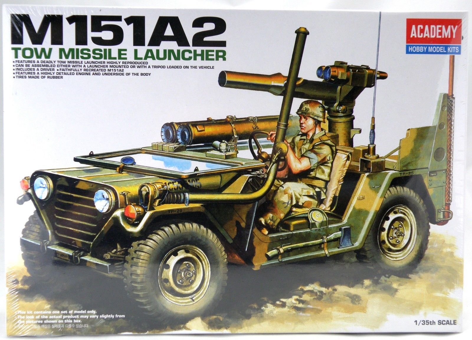 Academy 1/35 M151A2 Tow Missile Scale Model Kit | at Mighty Ape NZ