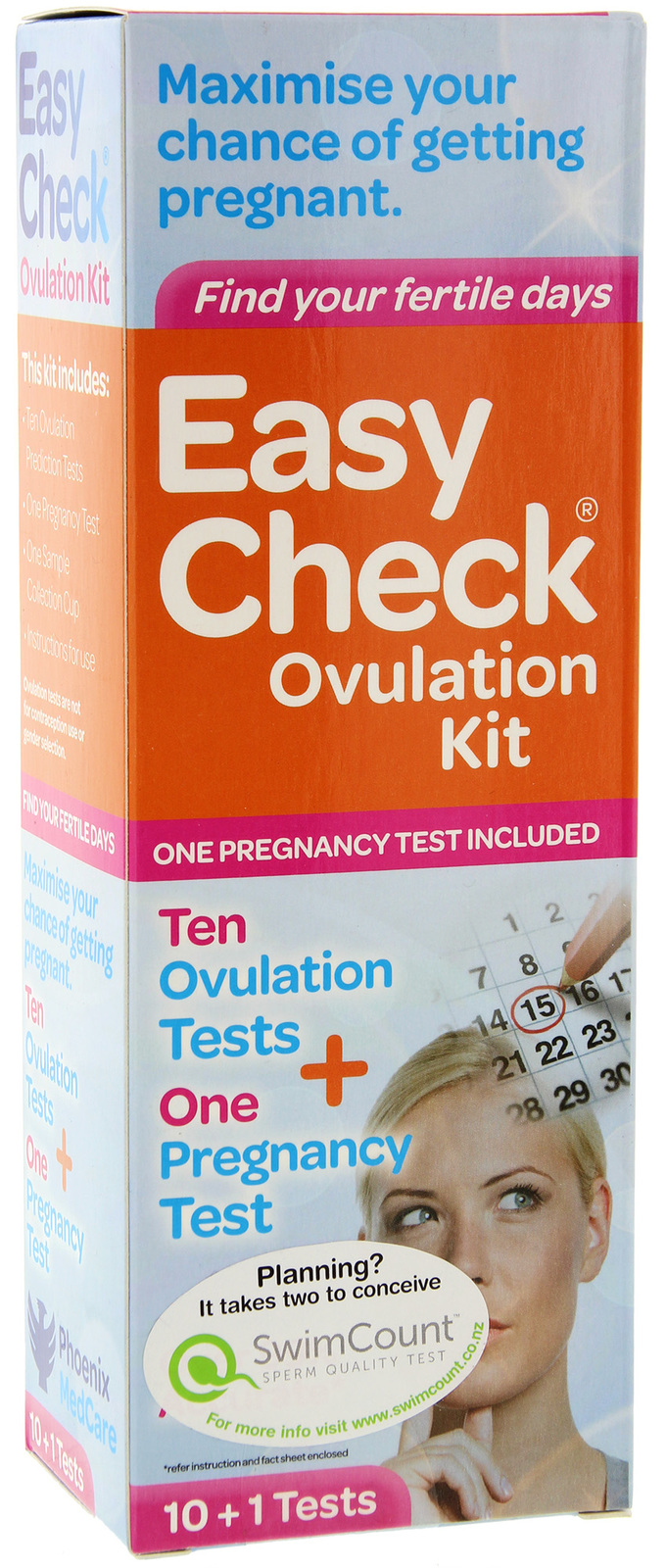 Buy Easycheck Ovulation Kit 10 Ovulation Tests 1 Pregnancy Test At Mighty Ape Nz