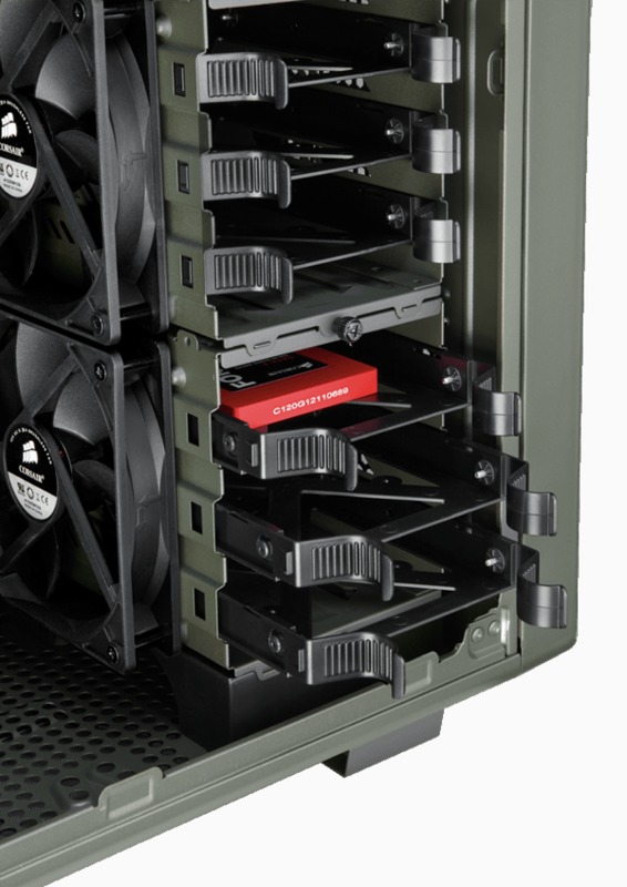 Corsair Vengeance C70 PC Gaming Case Military Green - Windowed | at ...
