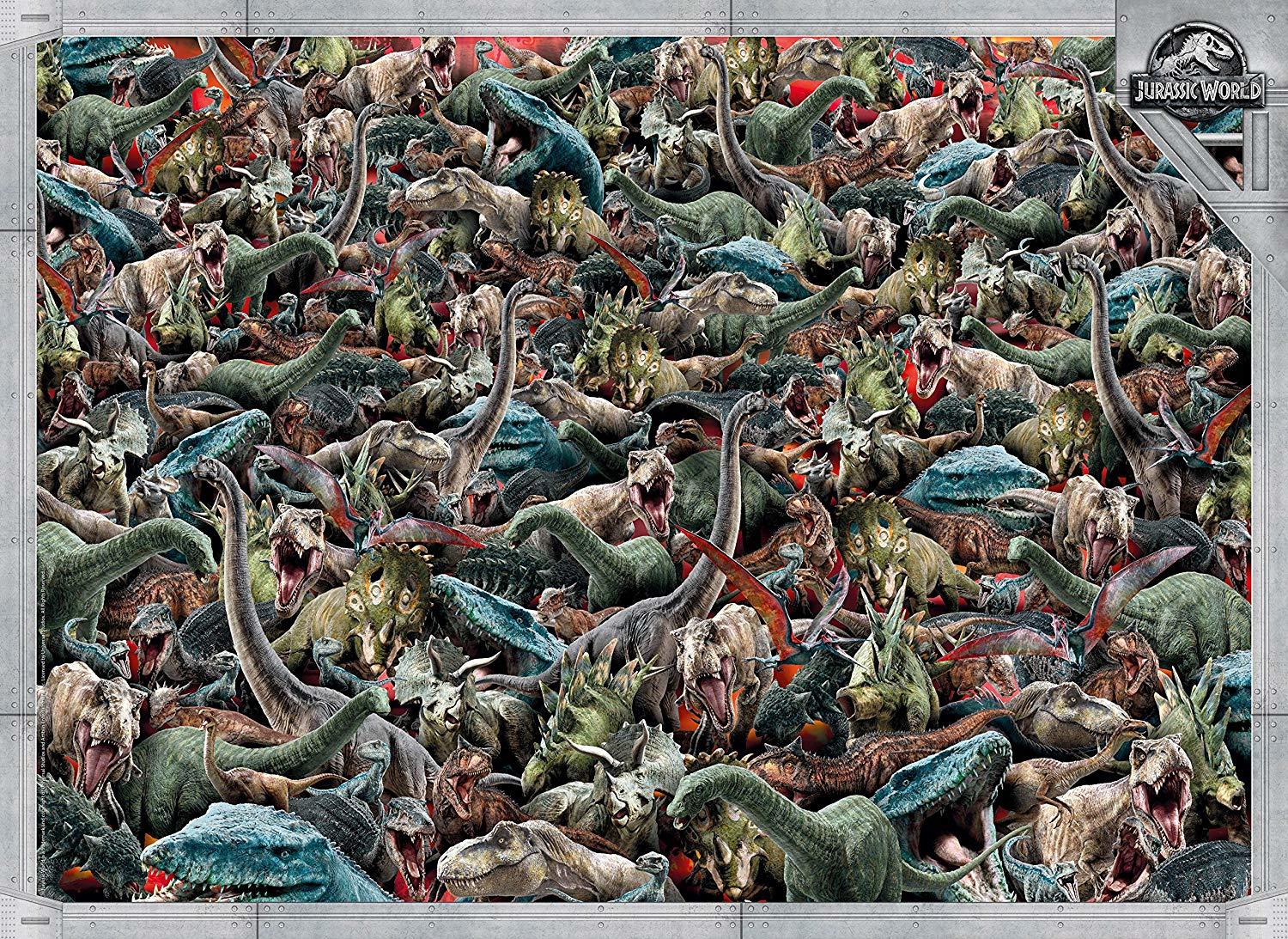 Jurassic World Impossible 1 000 Piece Puzzle Board Game At Mighty jurassic-world-impossible-1-000-piece-puzzle-board-game-at-mighty