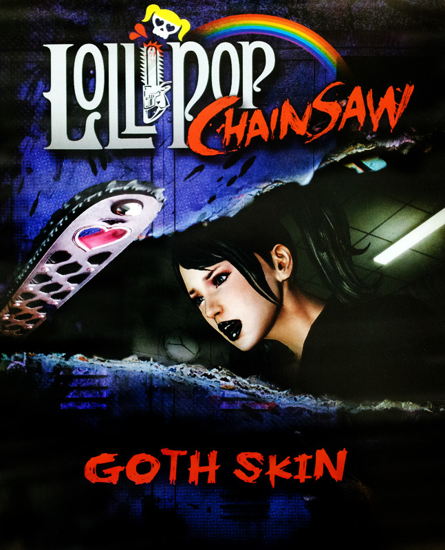 Lollipop Chainsaw - Goth Skin DLC ~ PS3 Image at Mighty Ape NZ