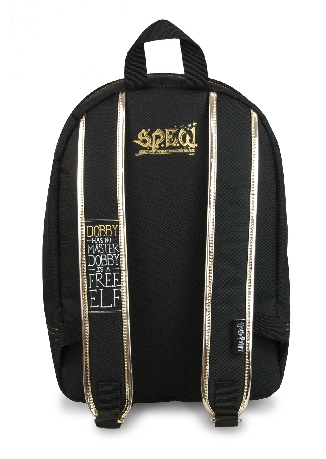 Harry Potter: Dobby Free The House Elves Backpack - Black/Gold | Men's ...
