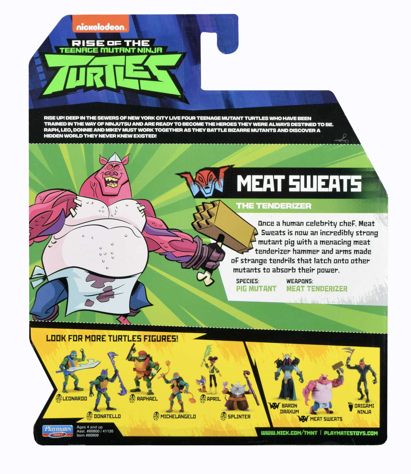 Buy TMNT: Basic Action Figure - Meat Sweats at Mighty Ape NZ