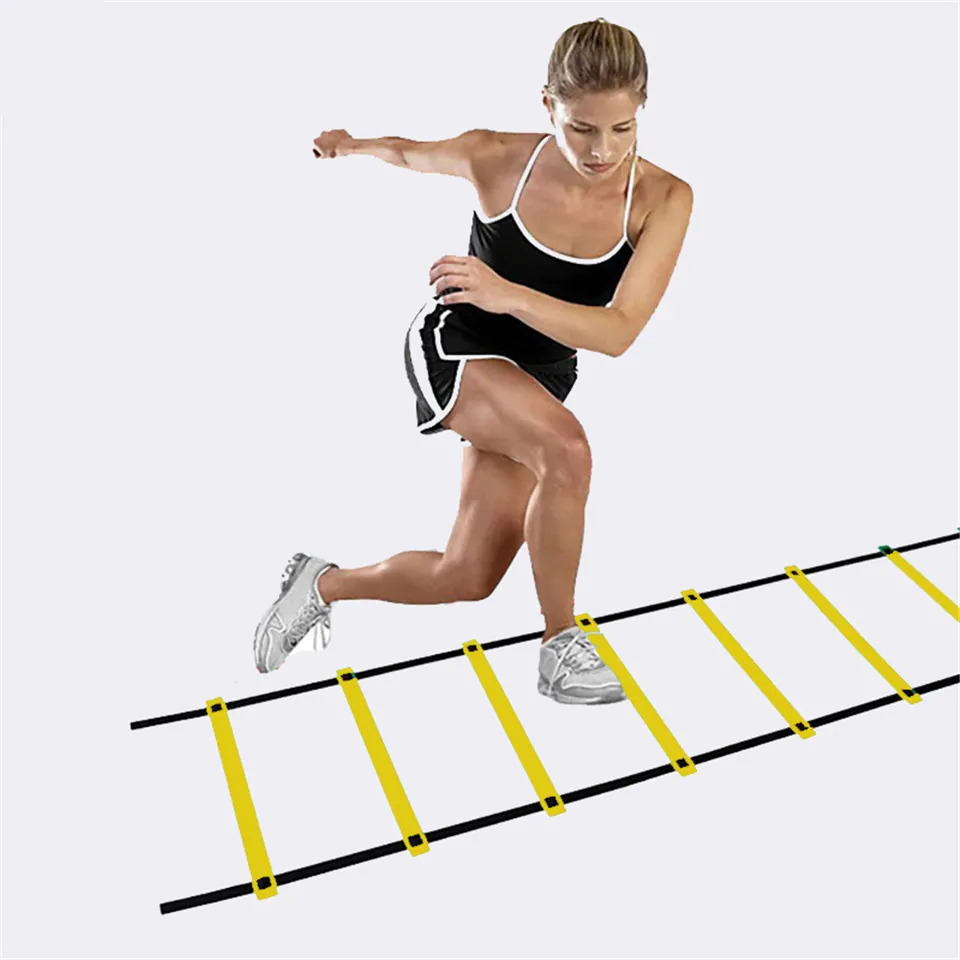 Buy 6 Rung Agility Training Ladder - Black at Mighty Ape NZ