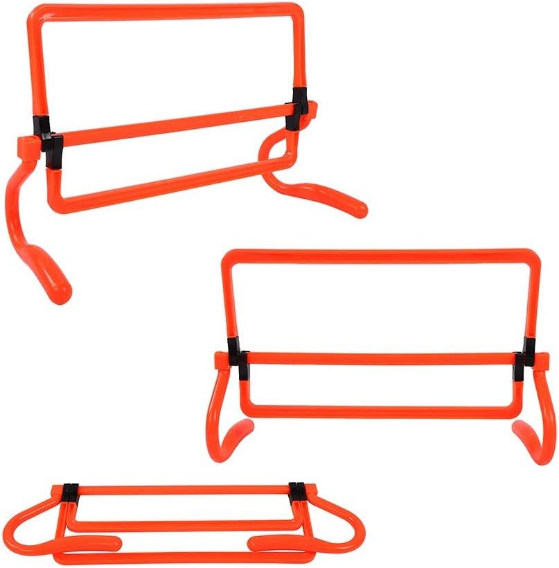 Buy Adjustable Football Agility Training Hurdles - Set of 5 (Red)) at Mighty Ape NZ
