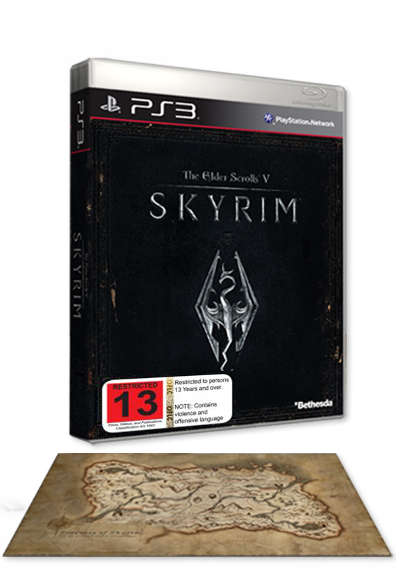 The Elder Scrolls V: Skyrim + bonus Premium Map! | PS3 | Buy Now | at ...